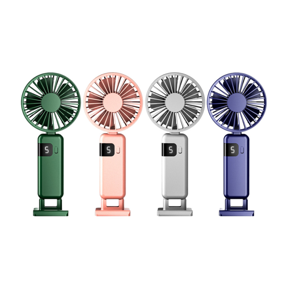 USB Handheld Mini Fan Foldable Portable Neck Hanging Fans 5 Speed USB ...