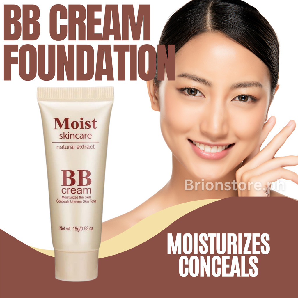 Moist Skincare BB Cream 15g Foundation Natural Blemish Blam Full ...