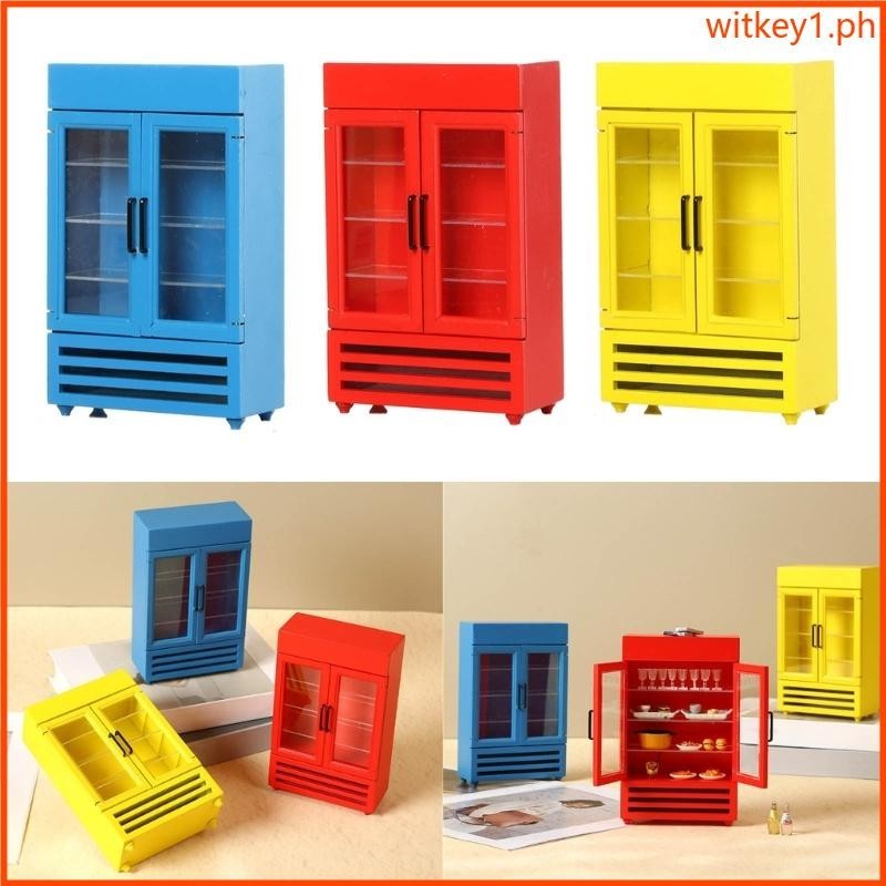 WIT Model Refrigerator Dollhouse Kitchen 1 12 ScaleRealistic Playset ...