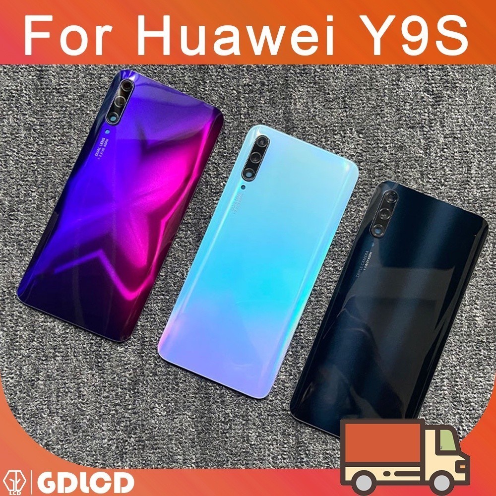 Original Huawei Y9S Back battery cover Huawei P Smart Pro 2019 Glass ...