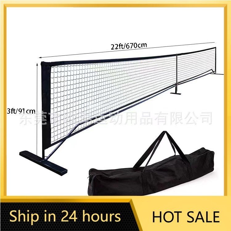 COD Pickleball Net Set with Foldable Stand& Carry Bag 22 FT Steel Frame ...
