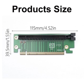 BT Quality PCIe 16x Male to Female GPU Risers Card with 90 Degree ...