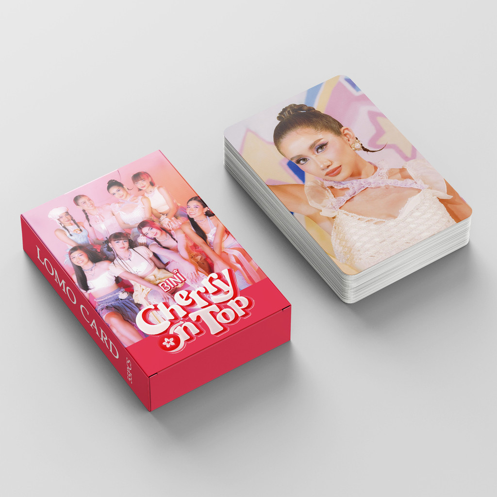 Pre-sale 55 BINI Small Cards CHERRY ON TOP Cards STACEY SHEENA GWEN ...
