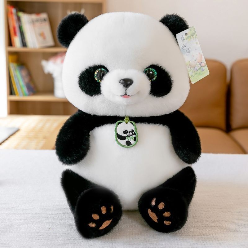Cute Simulation Panda Doll Plush Toy Super Cute National Treasure Doll ...