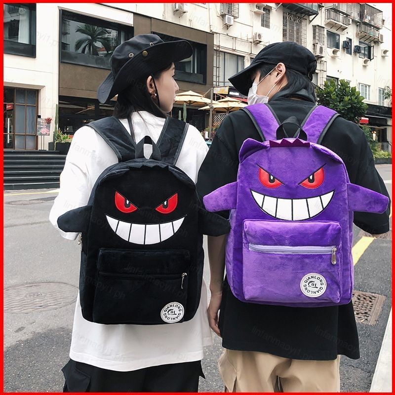 Nana Pokemon Gengar Campus Backpack Student Large Capacity Leisure ...