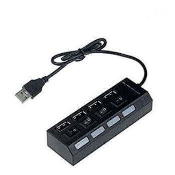 TOMBOL On OFF Button Switch LED Light 4 Ports Usb HUB Switch 4port ...