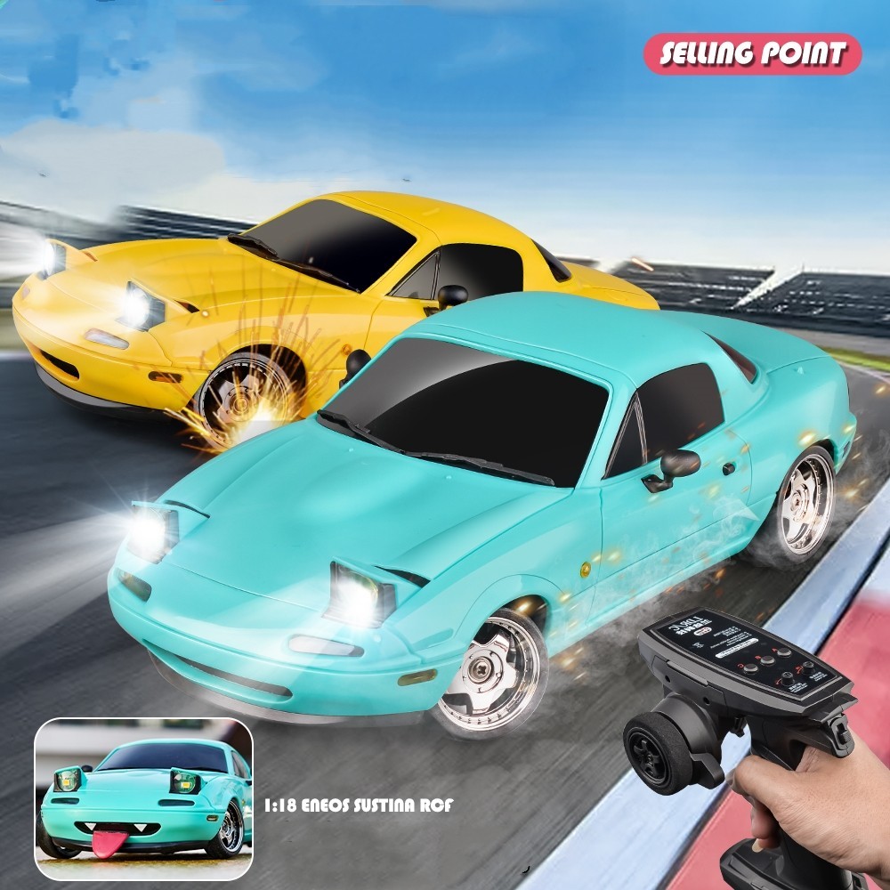 1/18 Model 2.4G 2WD ESP Gyroscope Full Scale Controlled Model RC Drift ...