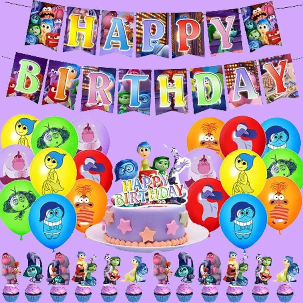 Inside Out 2 BabyBirthday theme Decoration Celebrate Party Banner ...