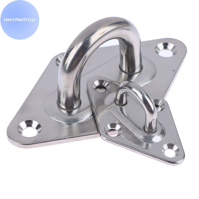 TRTOP 1pc M5 M6 M8 M10 304Stainless Steel Ceiling Wall Mount Hook Heavy ...
