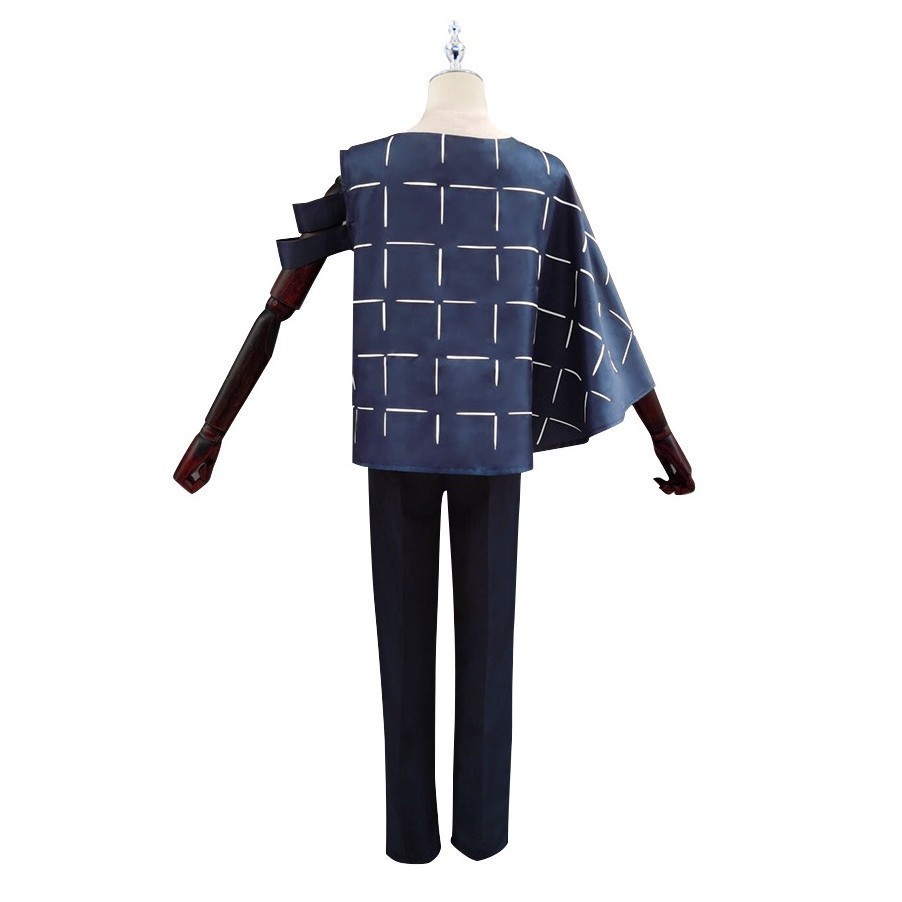 Anime Jujutsu Kaisen Mahito Cosplay for Adult Top Pants Blue Wig Set ...