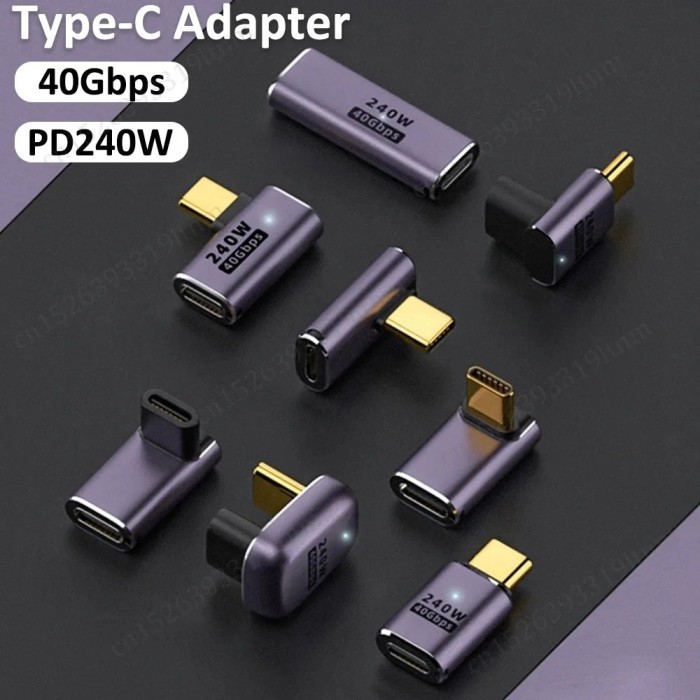 Usb Type C 4.0 High Grade 240 W Adapter Adapter Converter High Speed 40 ...