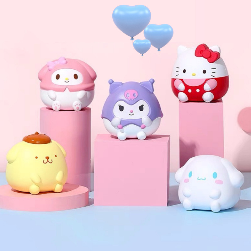 Cinnamoroll Squishy Toys Anime Kuromi Fidget Toy Anti Anxiety Sanrio ...