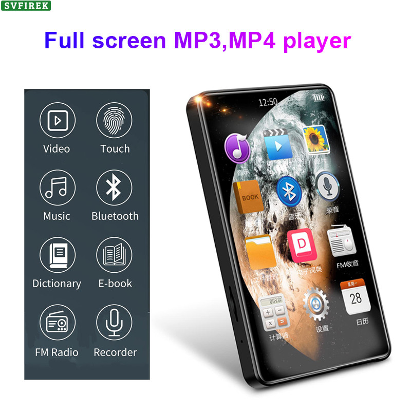 Portable MP4 Player HiFi Sound HD Video Player with Speaker 4 Inch Full ...