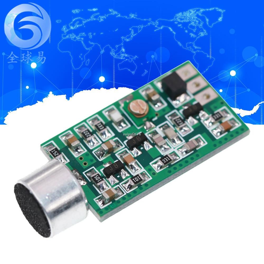 讠FM audio transmitter module FM microphone wireless pickup 3V 5V FM ...