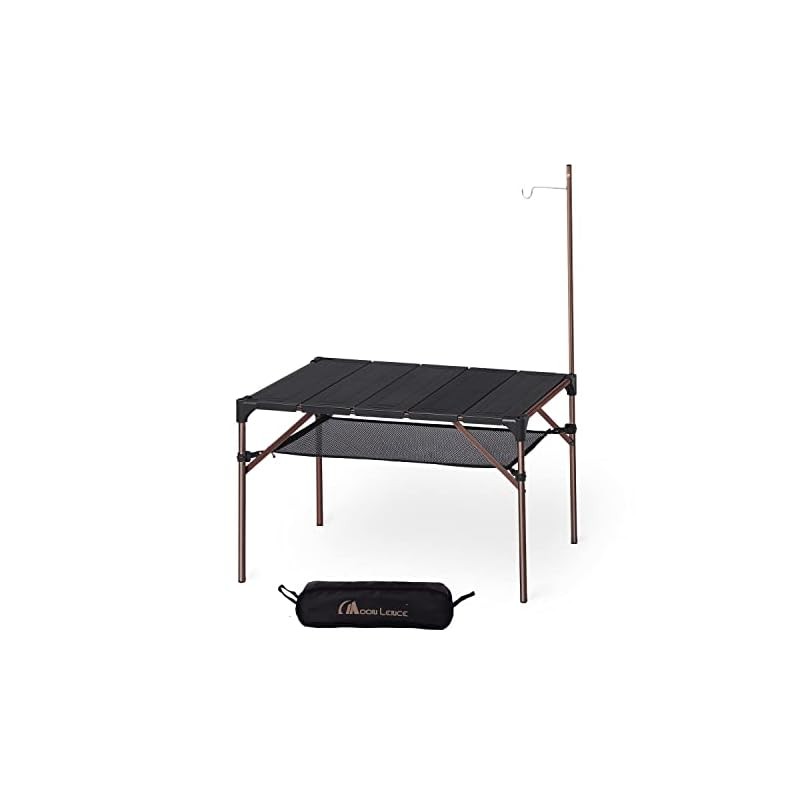 Moon Lence Camping Table Aluminum Roll Table Outdoor Hiking BBQ Folding ...