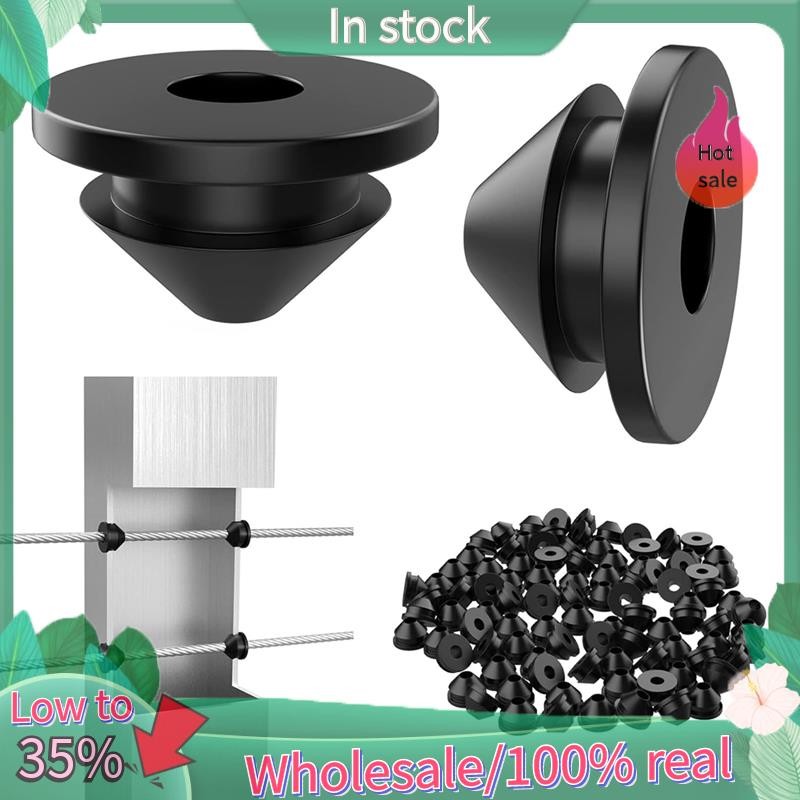 100PCS Cable Railing Rubber Grommets Kit for 1/8Inch 5/32Inch 3/16Inch ...