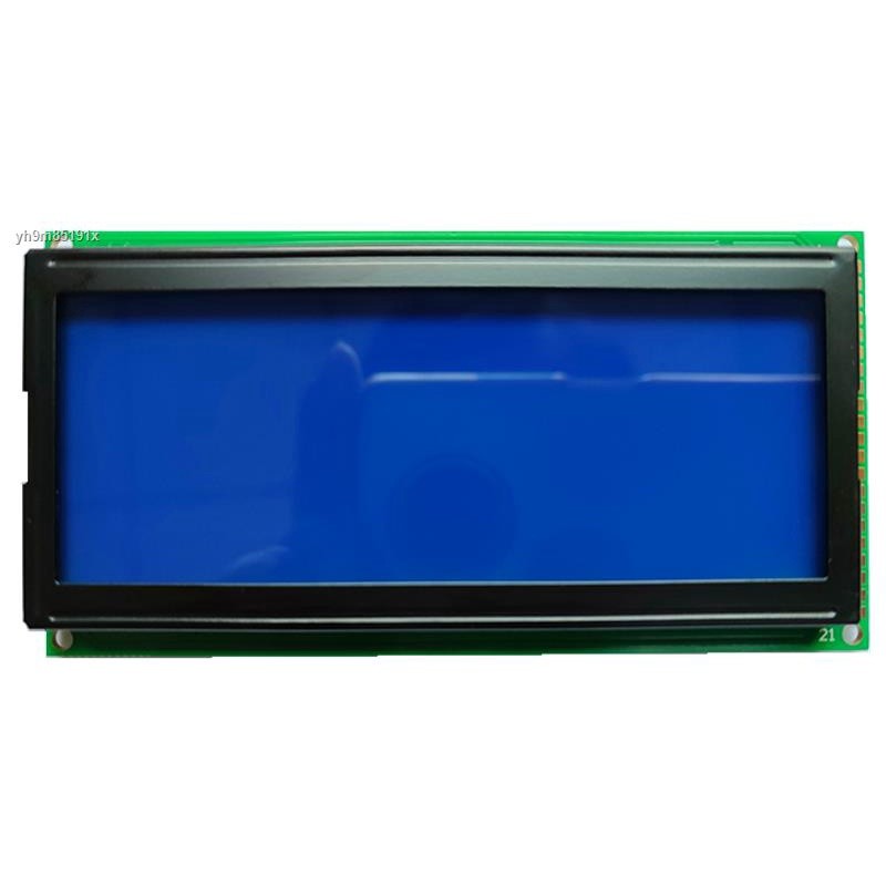 LCD module 19264E blue and white screen 5V 192*64 dot matrix display HD ...