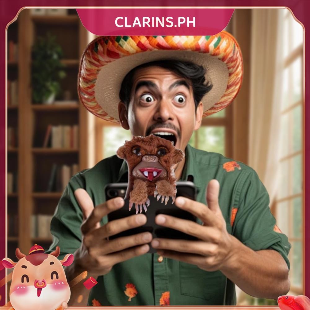 [clarins.ph] Surprise Prank Monkey Toy Realistic Monkey Prank Toy for ...