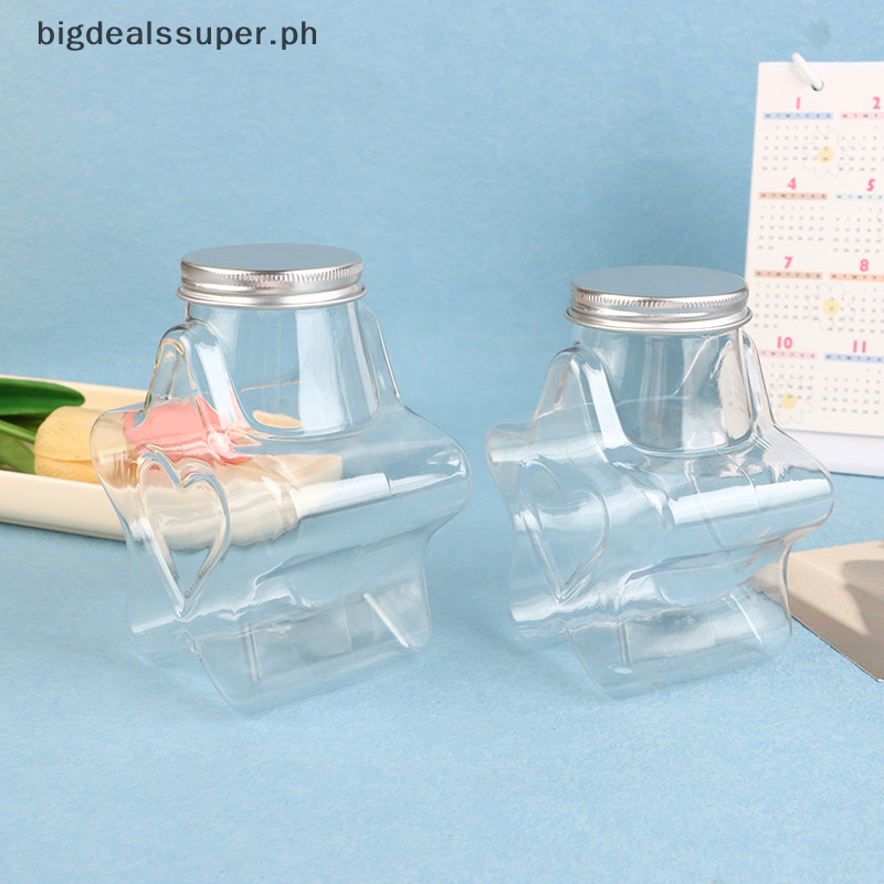 Pro Star Shaped Doll Ornament Storage Box Plastic Bottle With Lids Food ...