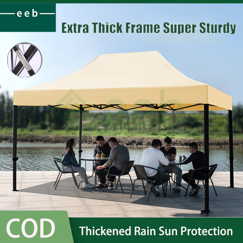 Outdoor Tent 3x4.5 Heavy Duty Water Proof Retractable Tent Adjustable ...