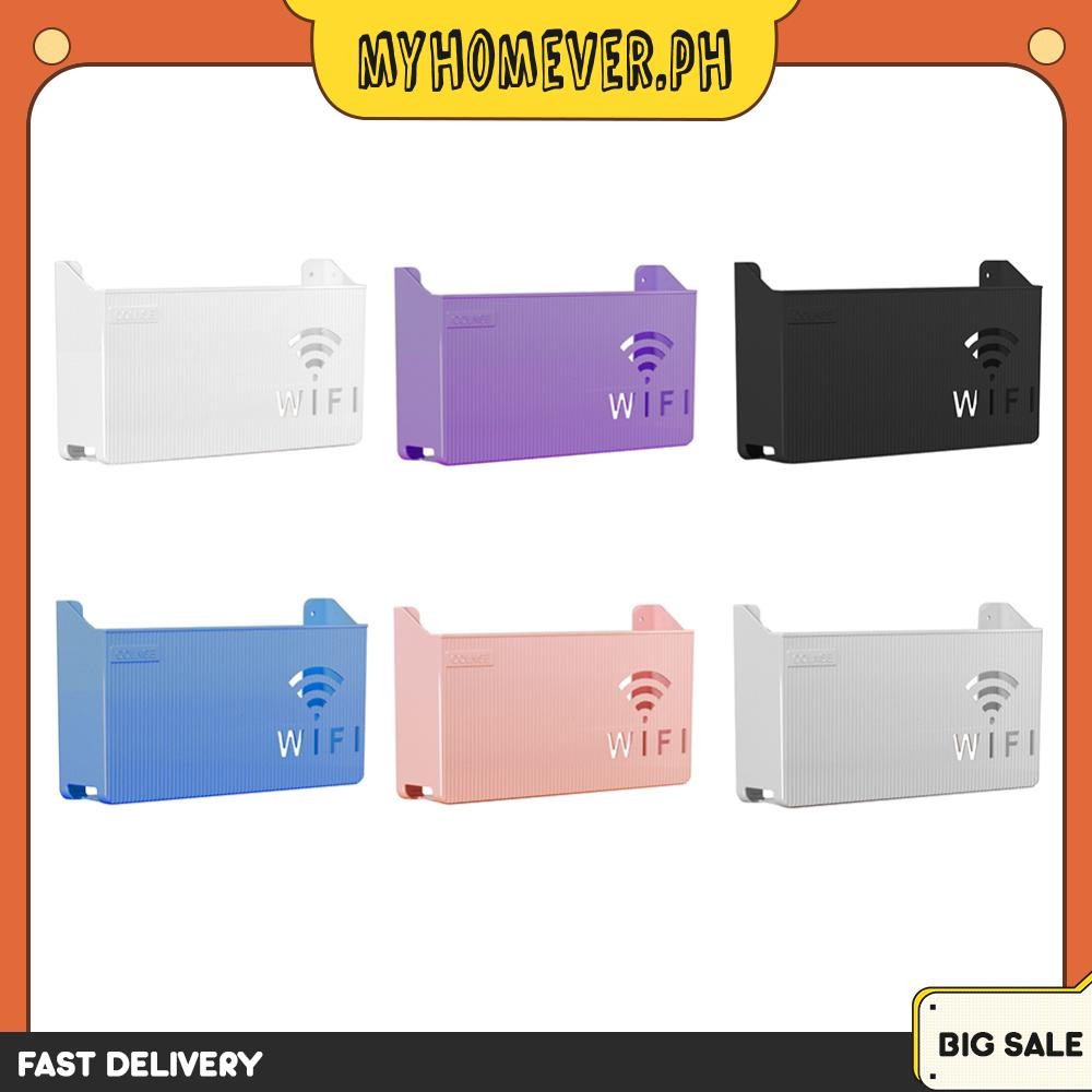 Wall Mount Wireless Wifi Router Shelf Storage Box Modem Router Cover ...