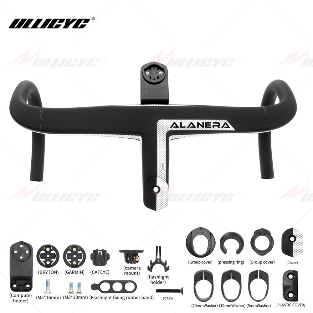 DEDA ALANEA Full Internal Cable Routing Road Bicycle Cockpit Carbon ...