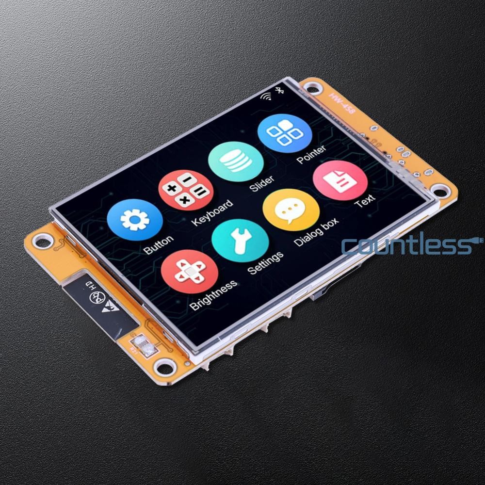 Esp32 For Arduino Lvgl Wifiand Bt Development Board Touch Screen With Touch Wroom Countlessph