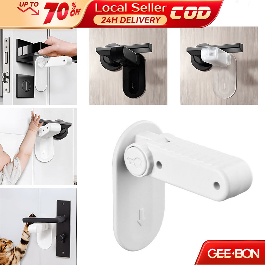 GEEBON Door Lever Lock Baby Proofing Door Handle Lock Child Safety Door ...
