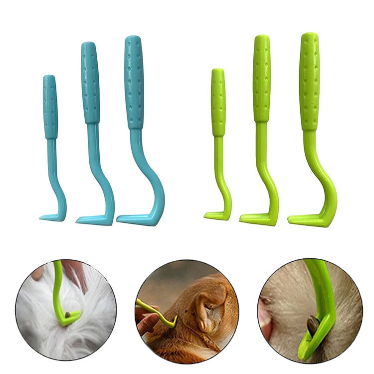 3 Pcs Tick Remover Tick Removal Tools Remove Ticks for Dogs Cats 3 Size ...