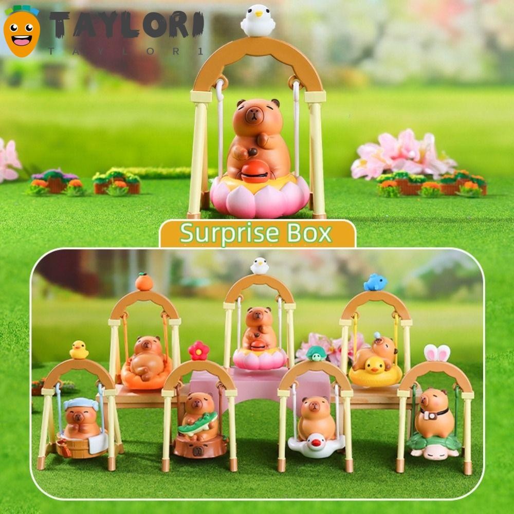 TAYLOR1 Capybara Anime Figure, Random Type Swinging Capybara Figure ...