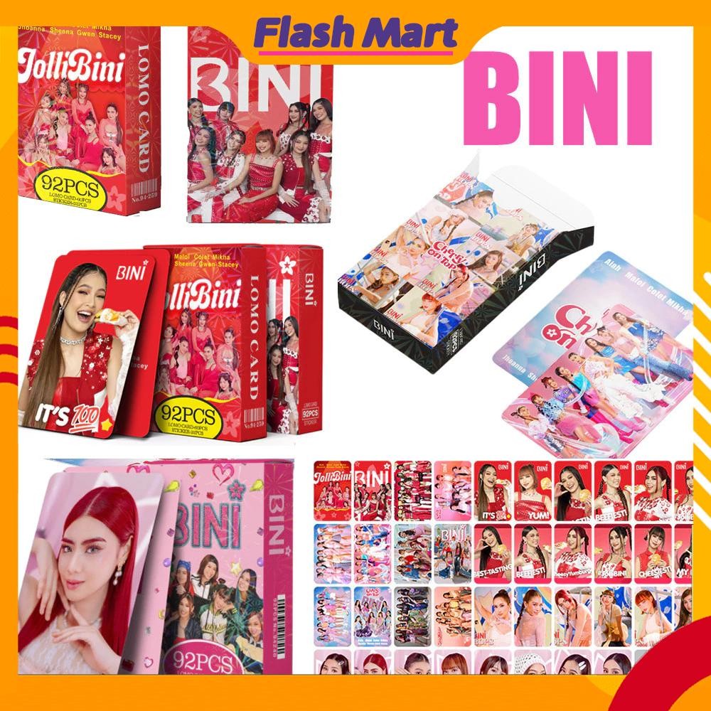 30/55/92Pcs Bini Lomo Card CHERRY ON TOP hotocards Bini Jollibee A ...