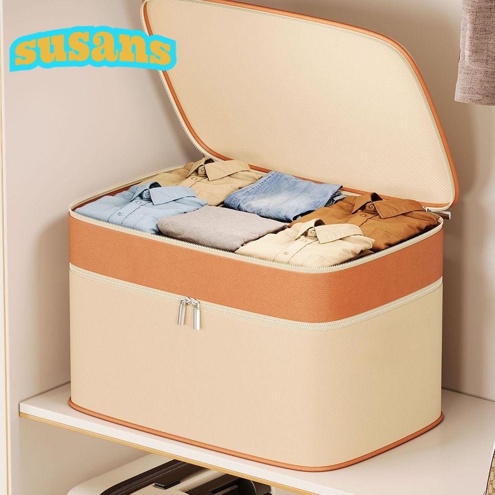 SUSANS Clothing Storage Box, Dividers Double Layered Underwear Storage Drawer, Separation ...