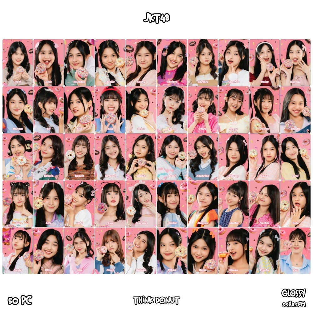 New COLLECT IDOL PHOTOCARD JKT48 LOVE LETTER ROUNDED JPOP CARDS IDOL UNOFFICIAL ADEL ALYA AMANDA ...