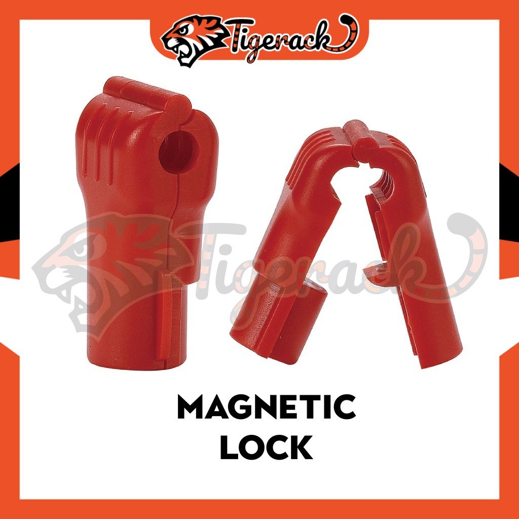 TIGERACK Anti-Theft Security Stop Lock Magnetic Lock Stop Locked Magnet ...