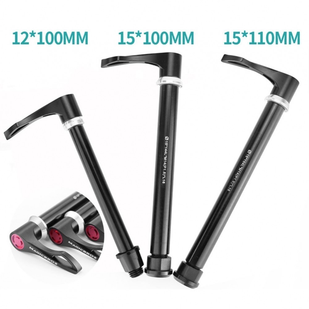 Quick-Release Thru Axle Spin Lock Bike Bicycle Front Fork 12x100mm ...