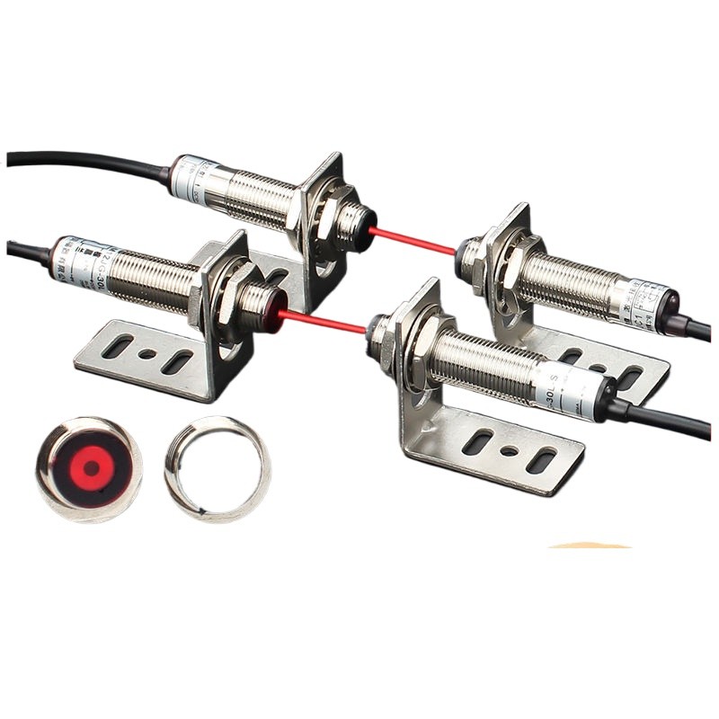 Laser beam photoelectric switch infrared induction proximity sensor E3F ...