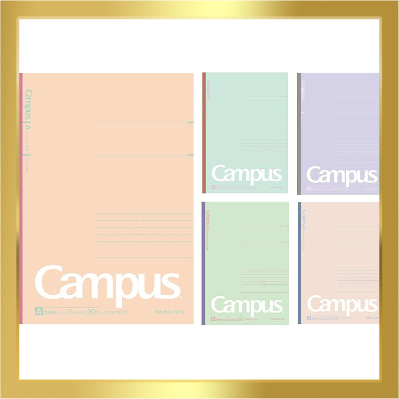 Kokuyo Campus Notebook B5 Dot Grid Limited Mineral Colors 5-Pack No. 3CATN-L37X5[Direct from ...