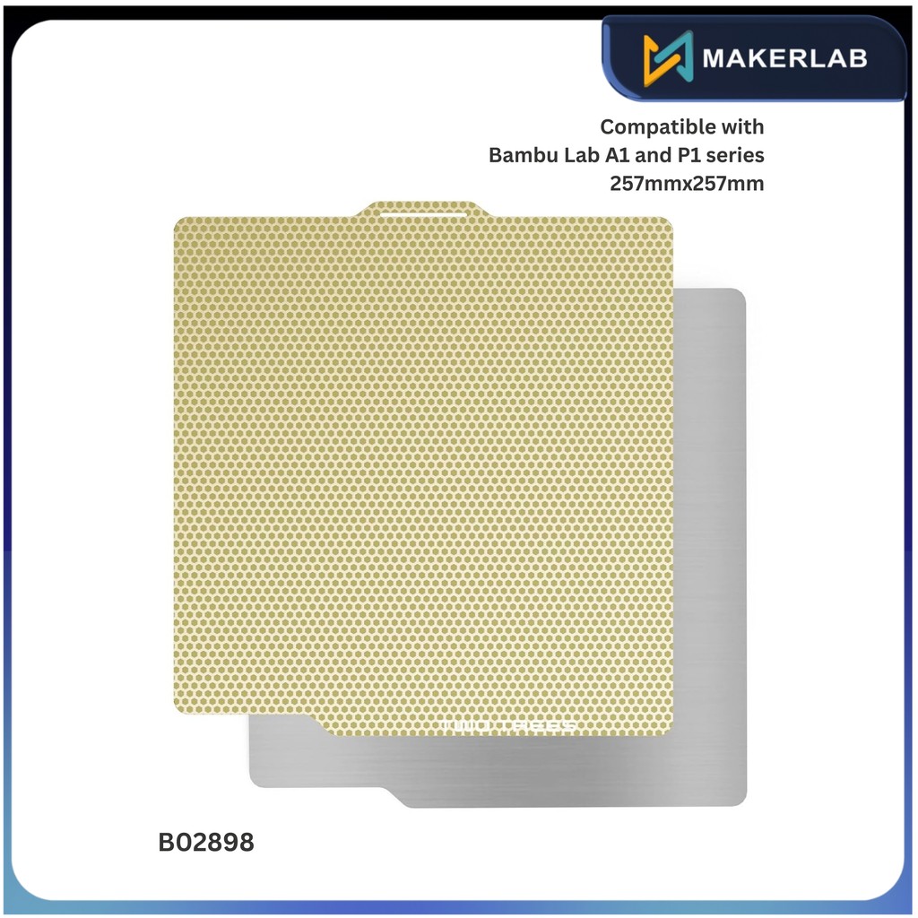 PEI Honeycomb Build Plate for Bambu Lab A1 and P1 series 3D Printer 257x257mm | Shopee Philippines