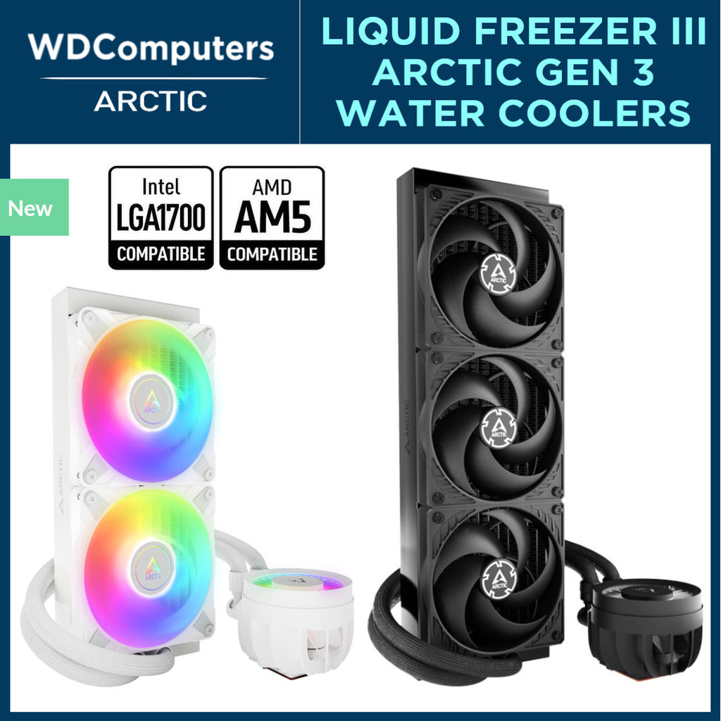 ARCTIC Liquid Freezer III 240 360 420 AIO Liquid Coolers Water Cooling ...