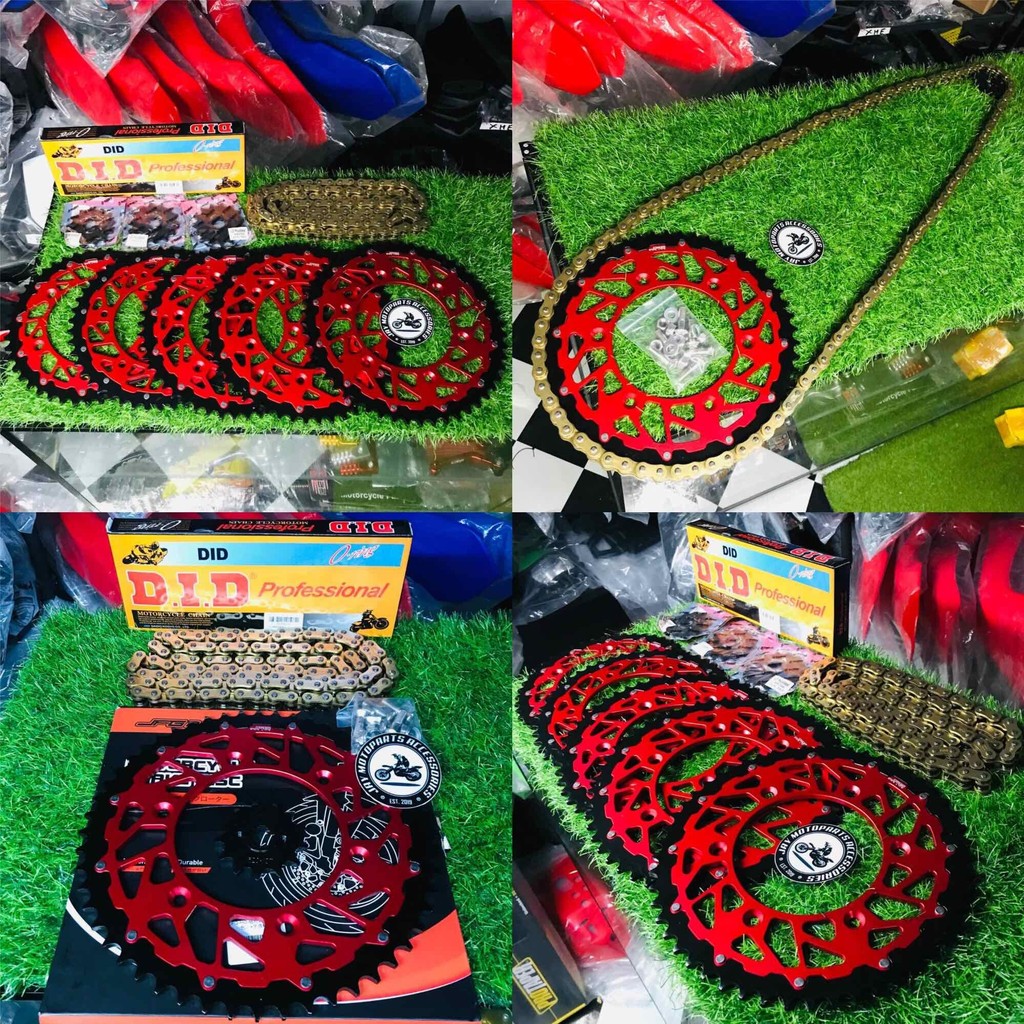 XR125 XR150 CRF150L 520 Chainset / DID Gold Oring Chain / Plug & Play ...