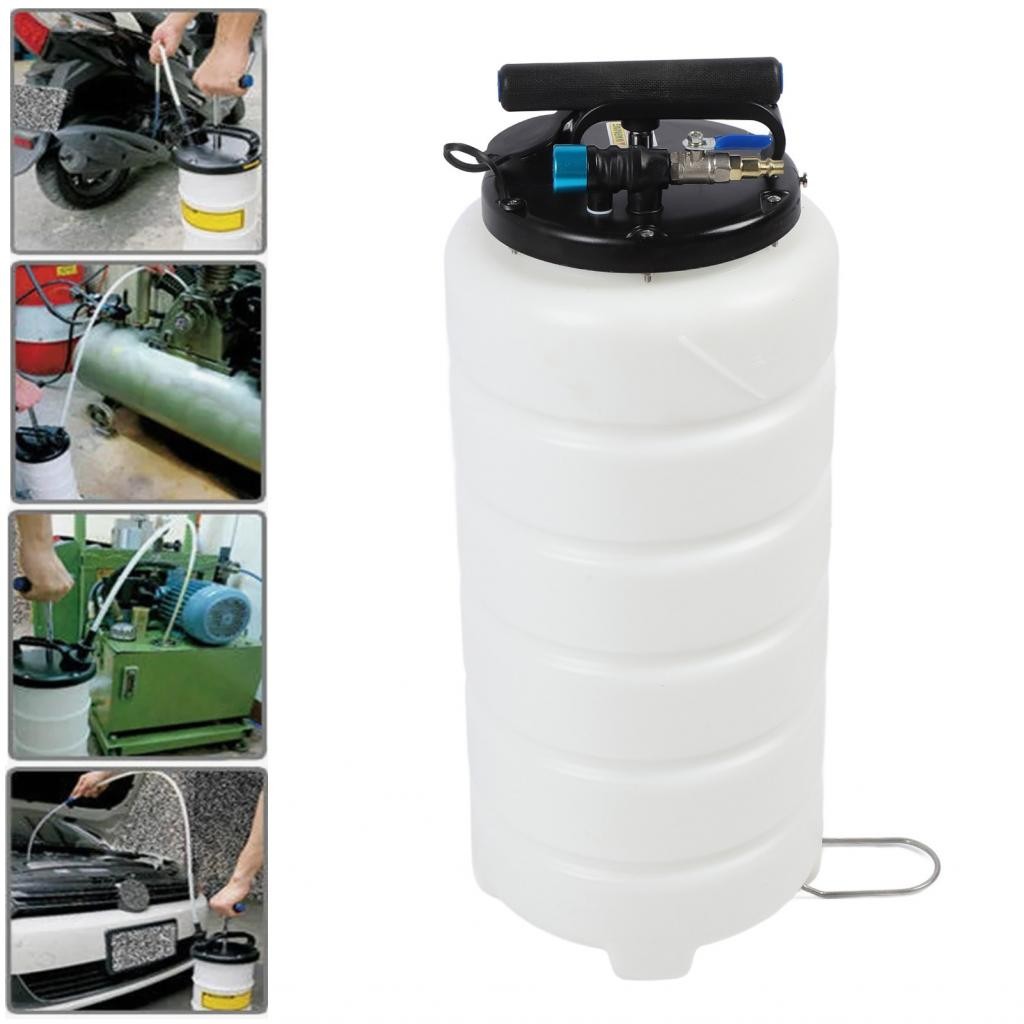 Rubikcube Vacuum Fluid Extractor 15L Easy To Operate Pneumatic Manual Oil Pump 2 Modes for ...