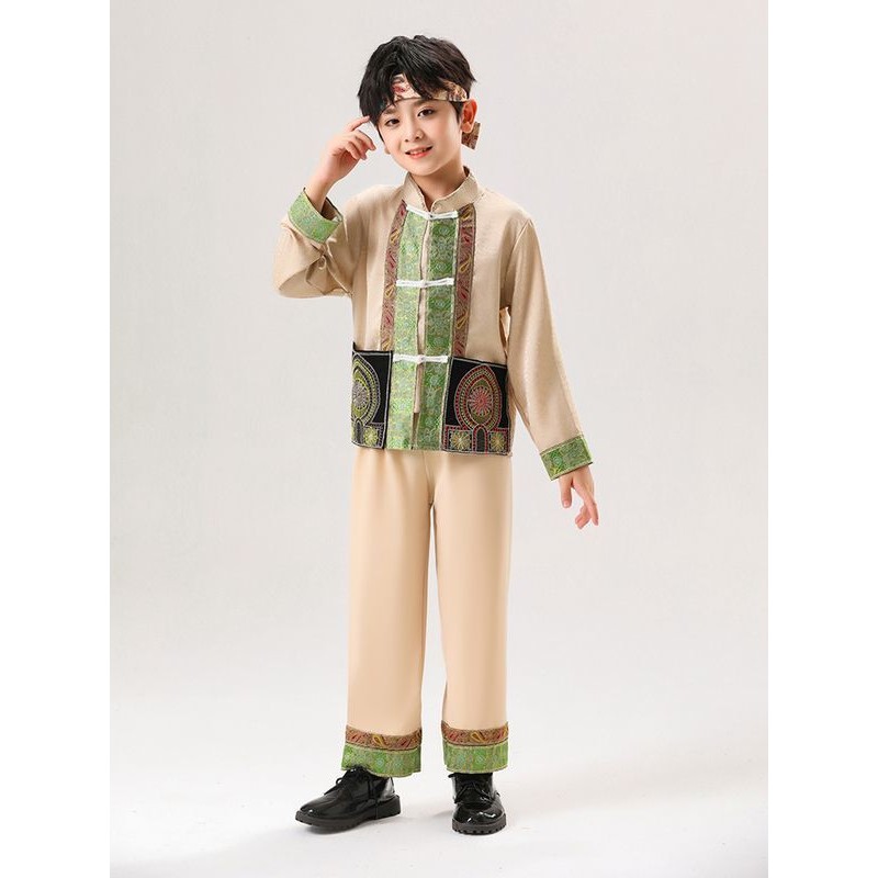 Children Adult Bohemian New Zealand Boys Foreign Costumes Exotic Style ...
