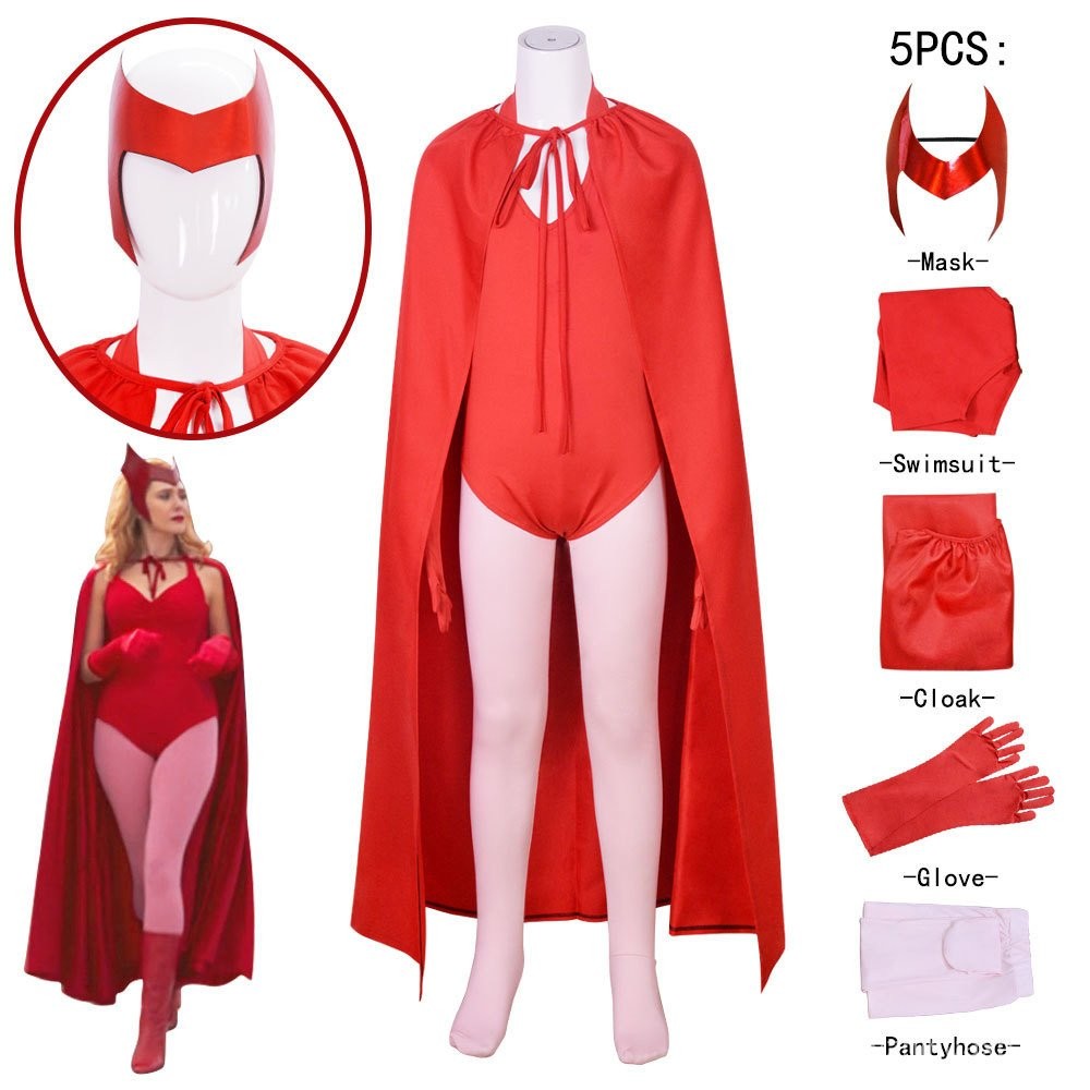 0829-WHSWD Cosplay Role-playing anime Wanda Maximoff and The Vision ...