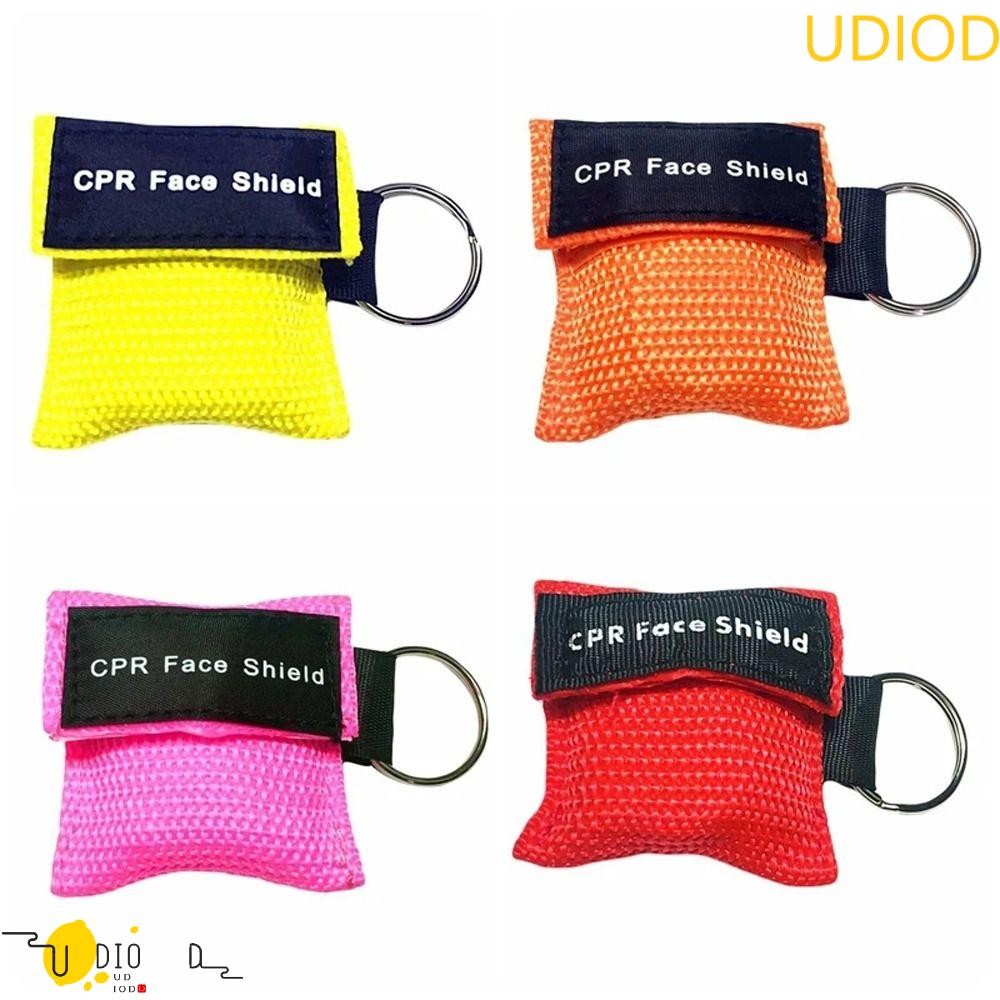 UDIOD CPR Mask, Disposable Mouth Breath Emergency Face Shield ...
