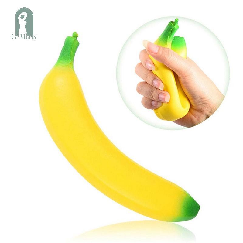 GMARTY Anti-stress Squishy Slow Rising Jumbo Squishy Banana Toys ...