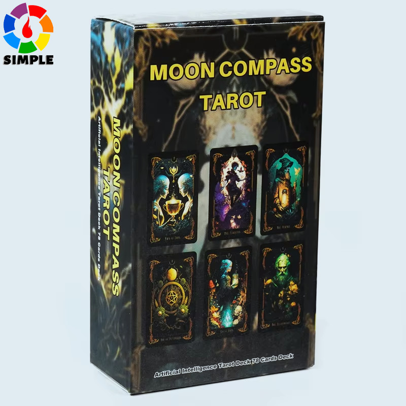 Moon Compass Tarot 78 Tarot Cards Modern Lines Of The Traditional ...