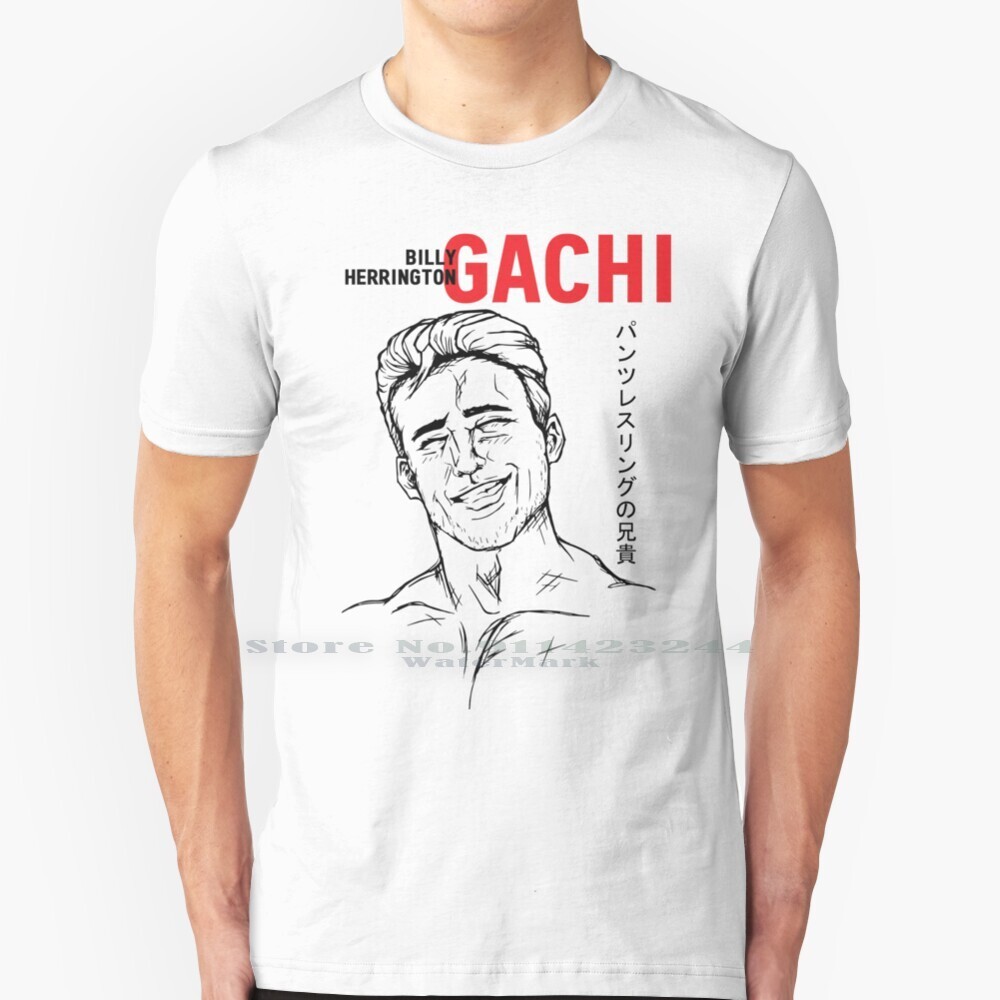 Gachi Billy Herrington T Shirt 100% Pure Cotton Gachimuchi Billy ...