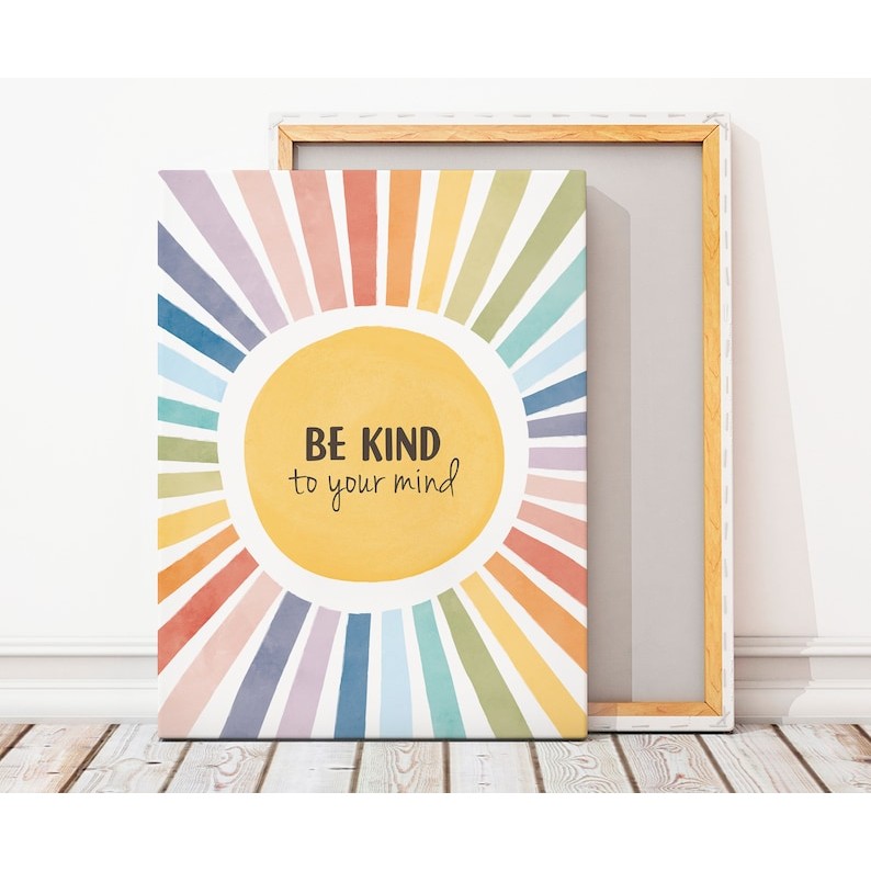 Mental Health Poster Therapy Office Decor Calming Corner School ...