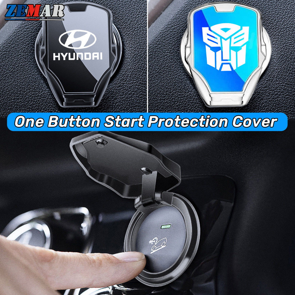 Hyundai Alloy Car One Button Start Protection Cover Decoration Car ...