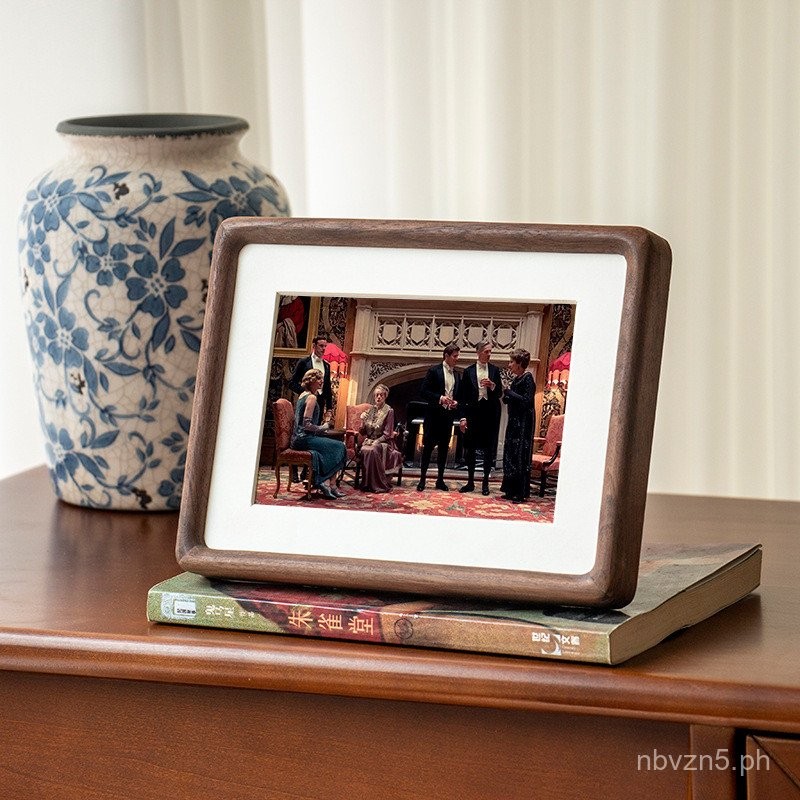 Minimalist Creative Solid Wood Wedding Registration Photo Frame Display ...